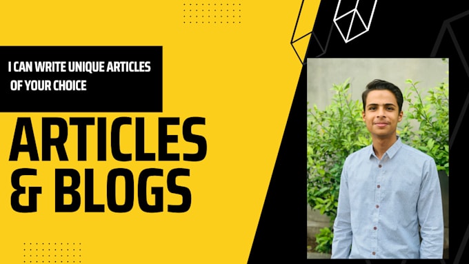 Do article writing on the topic of your choice