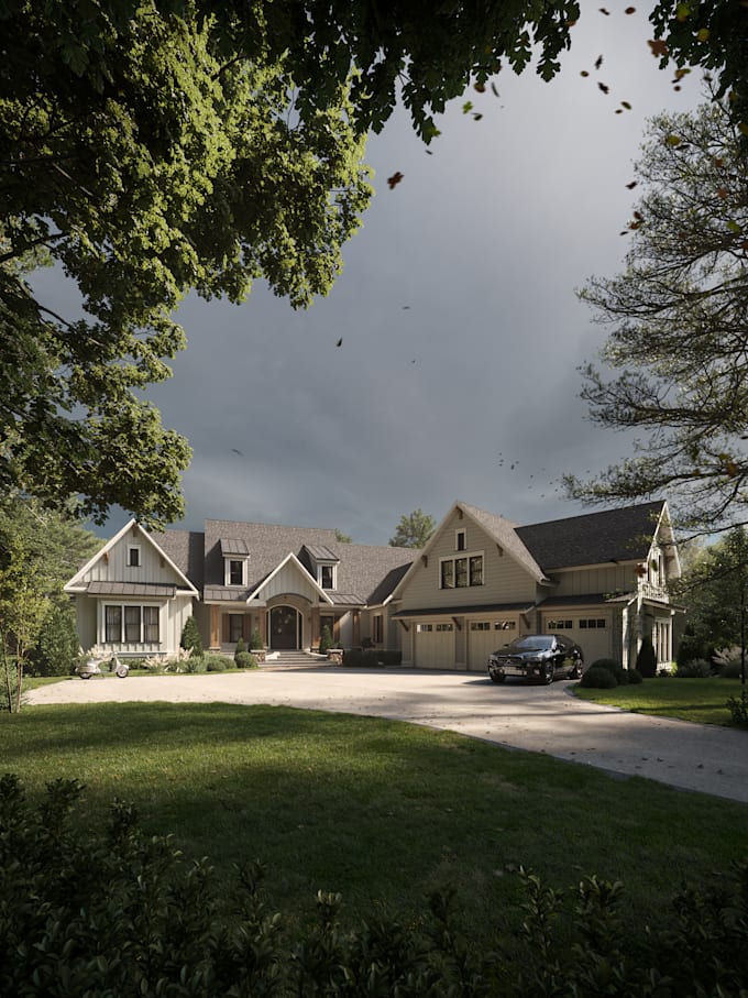 Do realistic and atmospheric exterior rendering by Anatolii_pro | Fiverr