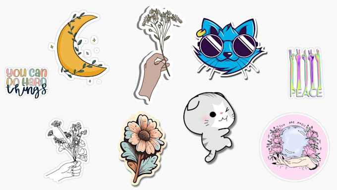 Create custom aesthetic, graffiti, motivational stickers by ...