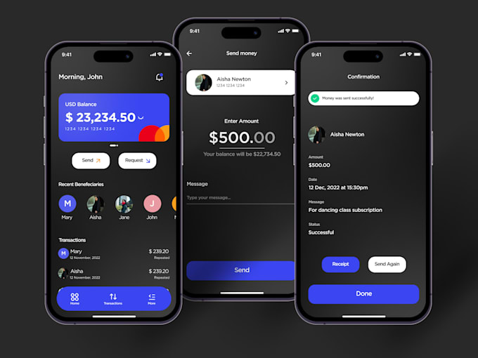 Design mobile app user interface on figma by Adeoluwamac | Fiverr