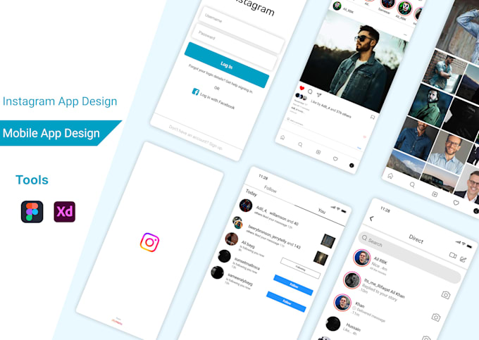 Design login and signup screen in figma by Sameer313131 | Fiverr