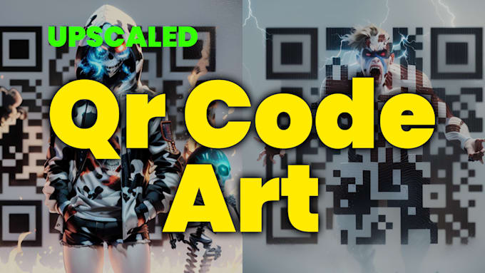Create stunning qr code art with ai by Viralvfx | Fiverr