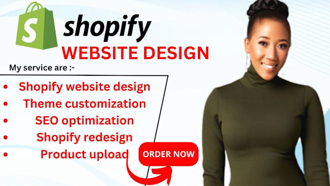Create shopify website design build shopify store sellfy dropshipping ...