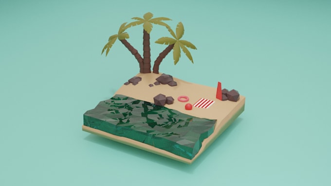 Design 3d low poly game assets by Nabeelahmad1078 | Fiverr