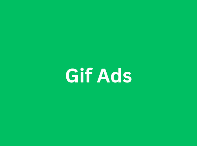 Design animated gif ads or banners by Hamzahussain47 | Fiverr