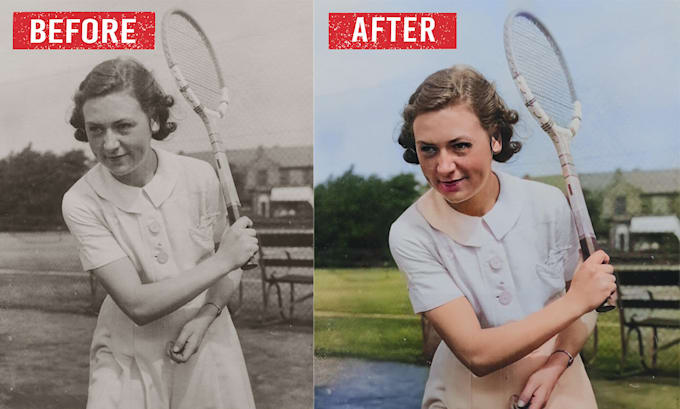 Repair, fix, retouch,restoration,colorize and your old photo by ...
