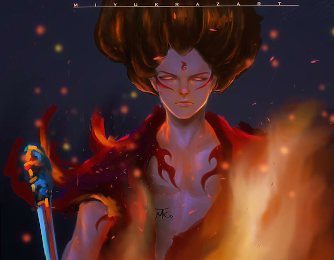 Draw your dnd and original character in high quality by Miyukrazart345 ...