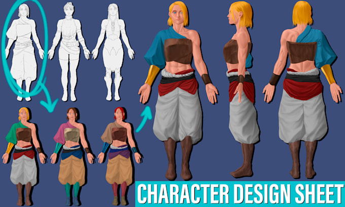 Create your original character design by Yerayyl | Fiverr