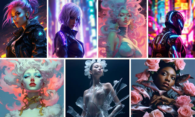 Quick custom ai art using midjourney by Guadamuarts | Fiverr