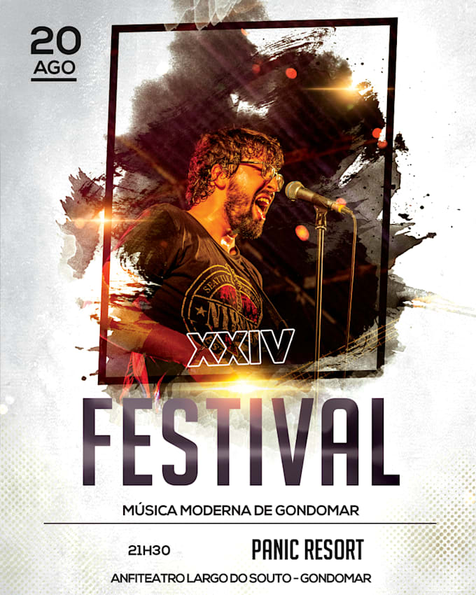 Design awesome event flyers posters by Manelmarques16 | Fiverr