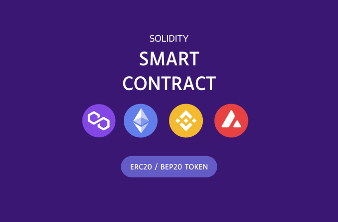 Create Custom Erc20 Bep20 Token Smart Contract For You By Simsek157 Fiverr