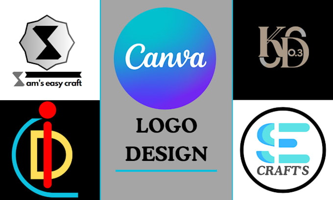 Design a modern logo for you through canva by Sameem0310 | Fiverr