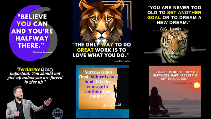 Design motivational quates for social media by Sumit_rane | Fiverr