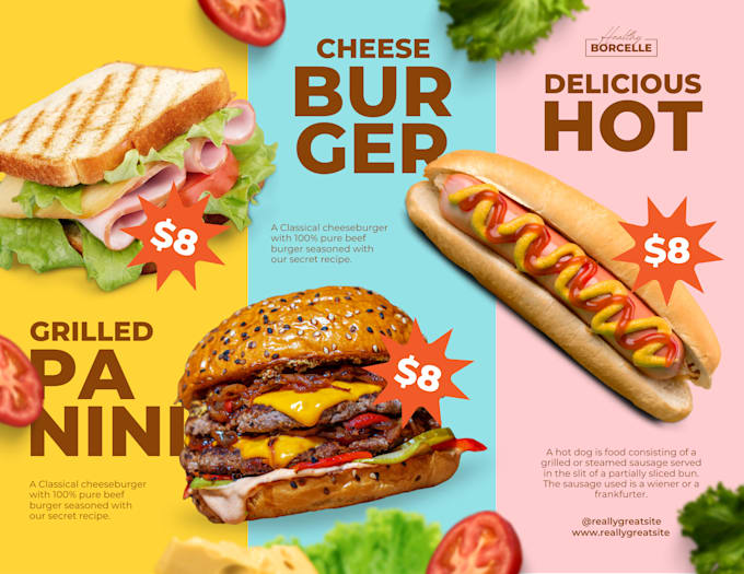 Design digital menu board or animated tv screen menu by Daudbaloch29 ...