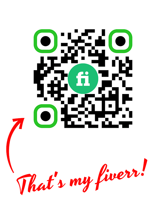 Create qr code with your business logo by Fatihsimek671 | Fiverr