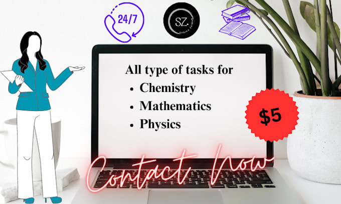 Help you in physics, chemistry and mathematics assignments by Sabika_21 ...