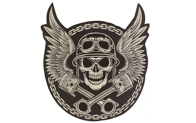 Do custom mc biker, patch, motorcycle club logo design by Kasey_barney ...