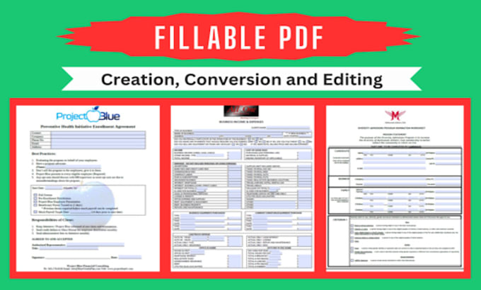 Convert your document into fillable or interactive pdf format by ...