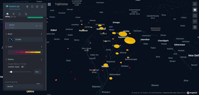 Provide interactive web maps application based on leaflet mapbox osm ...