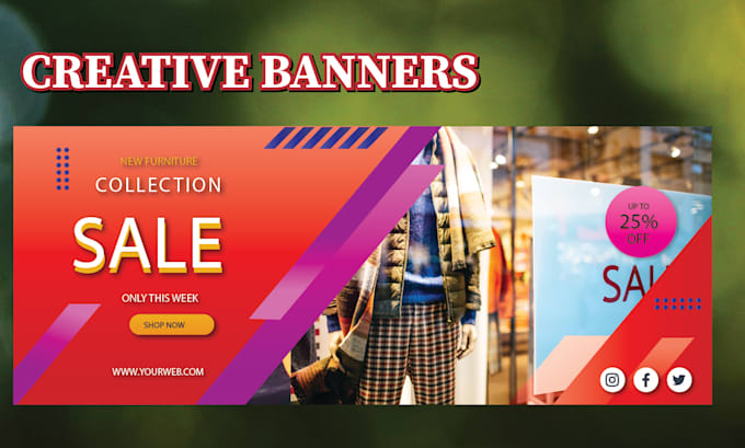 Create attractive banner for you by Usman_1990 | Fiverr