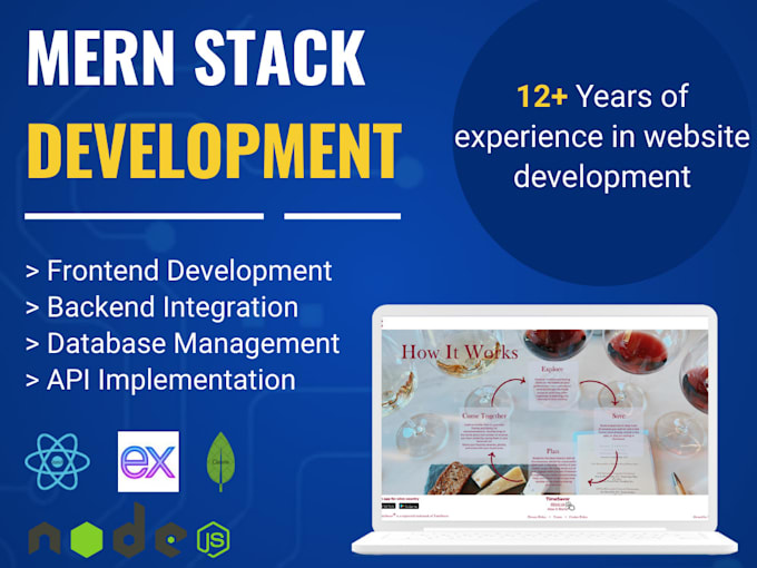 Develop a full stack website with react, node js, and mongodb by ...