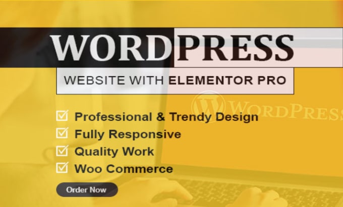 Design and develop elementor wordpress website and fix issue by ...