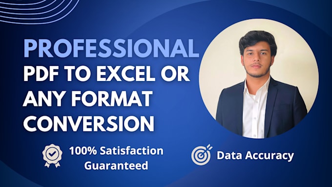 Convert your pdfs to editable word and excel files by Rohanullah | Fiverr
