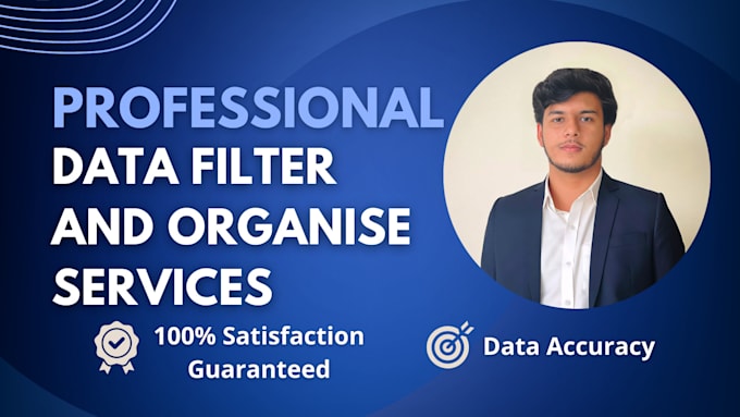 Do data filtering and organization by Rohanullah | Fiverr