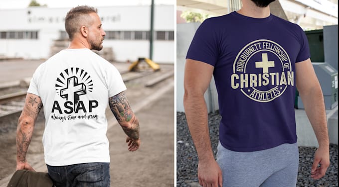 Do christian t shirt design and church logo with typography graphic ...