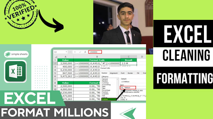 Do excel formatting and cleaning by Rizwanazeem004 | Fiverr