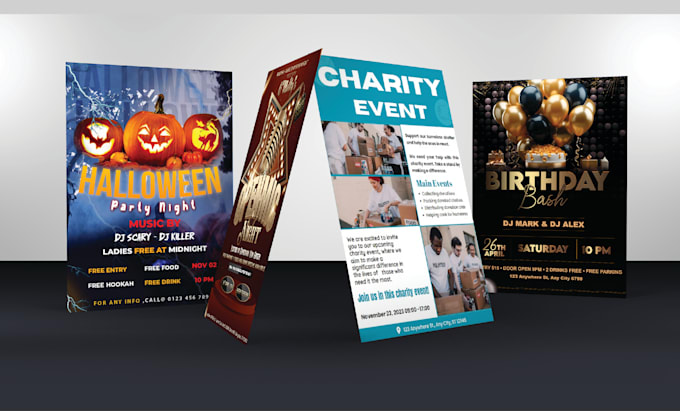 Design innovative flyers for your business and events by Javeria ...