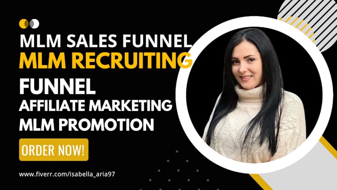 Do mlm promotion, mlm sales funnel, mlm lead recruitment landing page ...