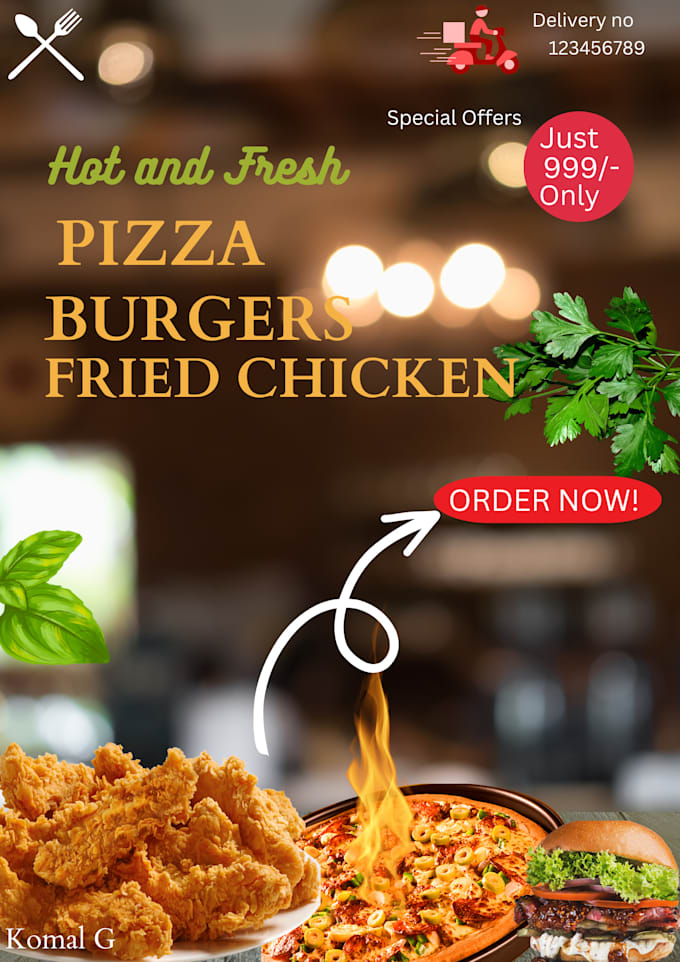 Make stunning poster design, logo design, etc for your business by ...