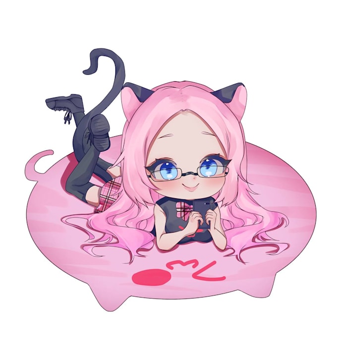 Draw Fanart Oc Anime Design Character In Chibi Style By Strawyfa Fiverr 