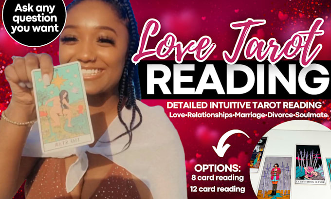 Give an insightful love tarot reading by Tarotbydavona | Fiverr