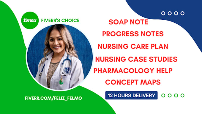 Do nursing care plan, soap note, progress notes, concept map by Feliz ...