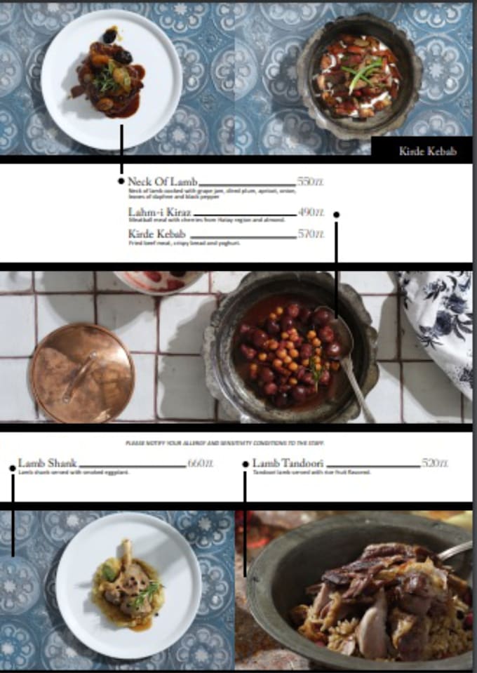 Different and professional menu design is made by Bdesing06 | Fiverr