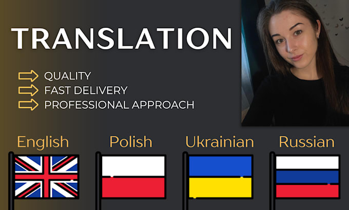 Translate polish english to native russian ukrainian and vice versa by ...