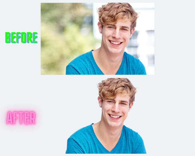 Removing backgrounds from the photos by Enesfalcon | Fiverr