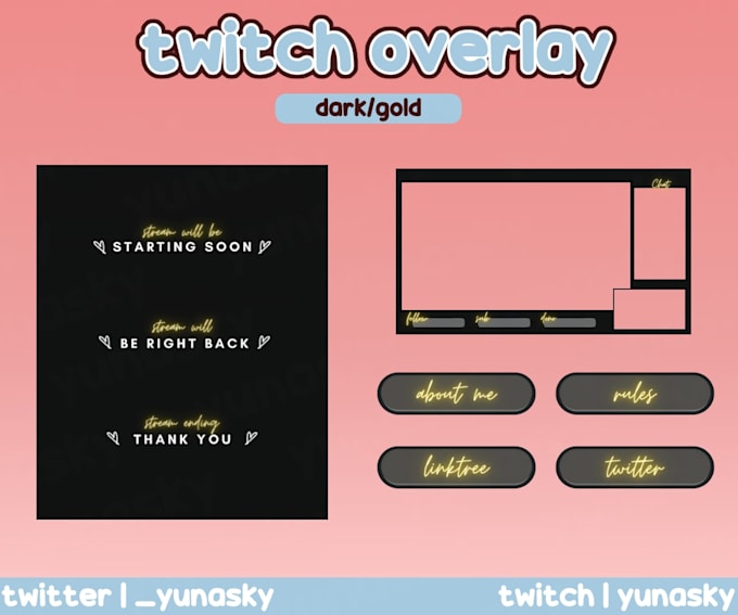 Do overlays for twitch by Jfrrosty | Fiverr
