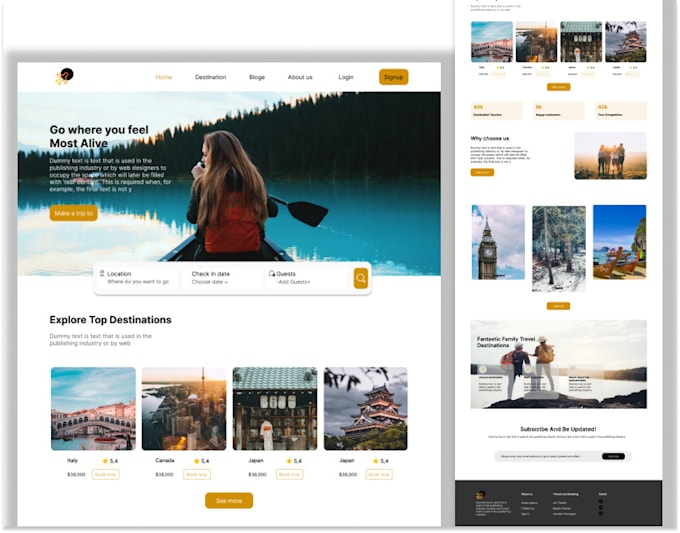 Create modern ui ux landing pages ,redesign websites by Muhammadwais12 ... Create modern ui ux landing pages ,redesign websites by Muhammadwais12 ...