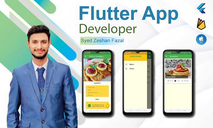 Develop and publish your flutter mobile apps to playstore or appstore by Zishan1708 | Fiverr