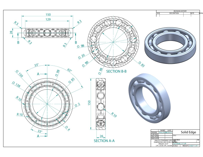 Design: 2d-technische zeichnung, 3d-modell, mechanische zeichnung, konstruktionszeichnung