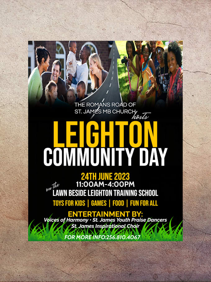 Design a professional one page color flyer for you by Shondacreations ...