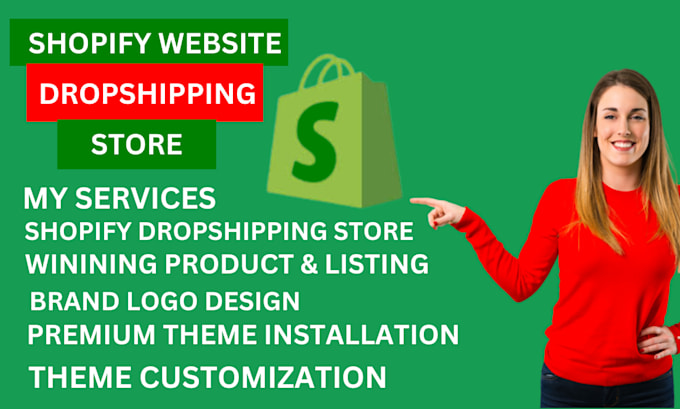 Build 7 figure shopify dropshipping store digital product store product ...