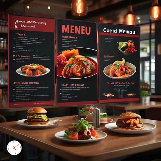 Do excellent menu design for restaurant, bar, cafe and club by ...