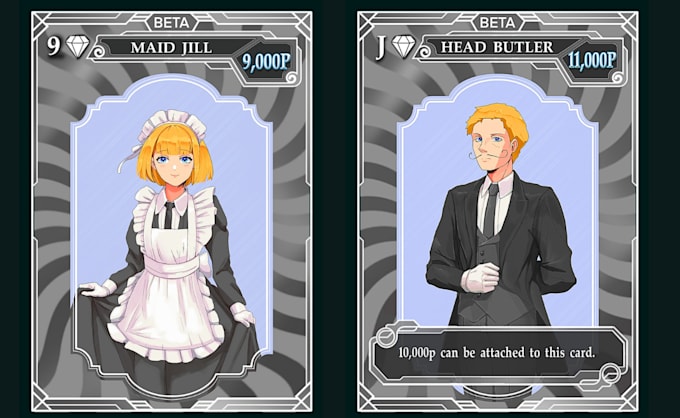 Design card game, card game art, board game, illustration, card game ...