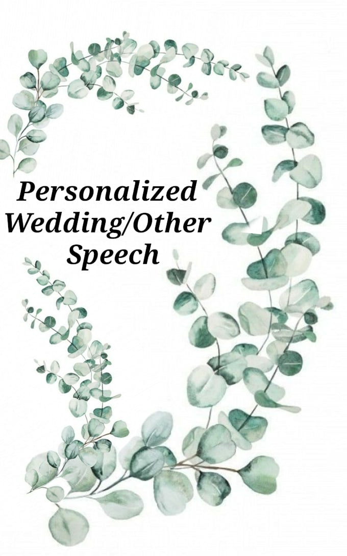 Write a beautiful and personalized speech for any occasion by ...