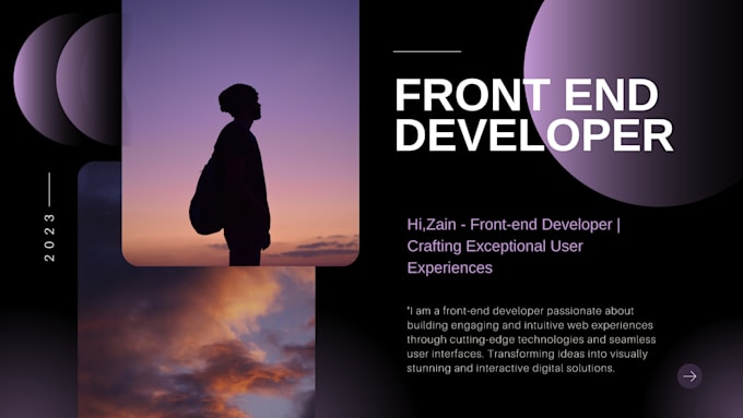 Be Your Front End Web Developer Using Html Css Javascript By Zain7652 Fiverr