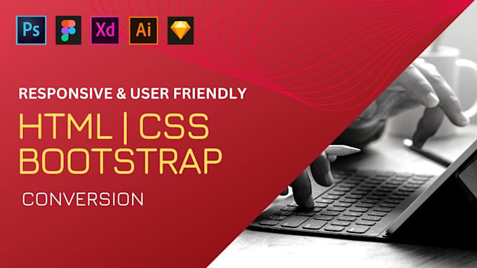 Convert figma,psd,xd to html bootstrap responsive design by Web_dev_lab | Fiverr